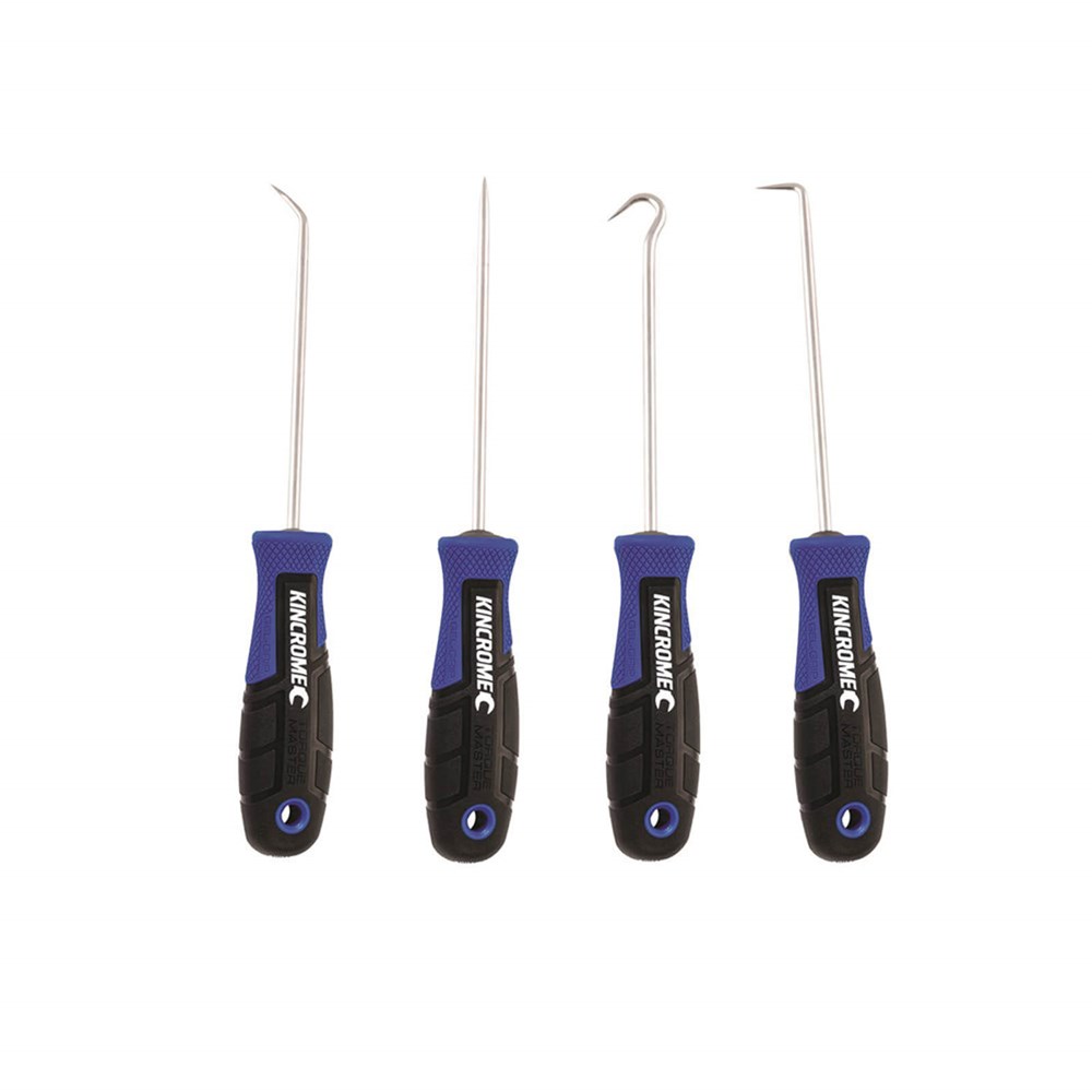 Kincrome 06058 Mini Hook & Pick Set 4 Piece - Cut, Scrape & Saw, Cut ...