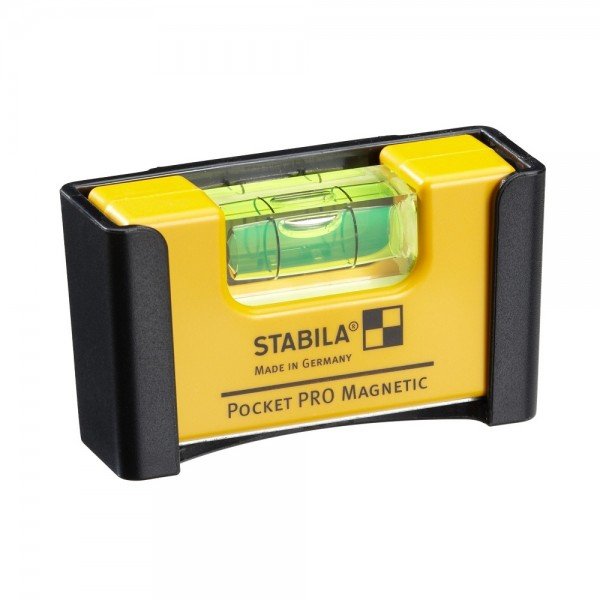 Stabila 17768 Pocket PRO Magnetic Spirit Level with Belt Clip & Holder ...