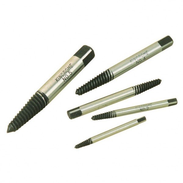 Kincrome 19157C Screw Extractor Set 5 Piece - Bolt & Screw Extractors ...