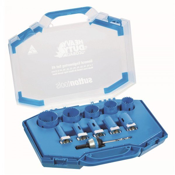 Sutton Tools H105S5 Bi-Metal Cobalt Heavy Duty Holesaw Kit General ...