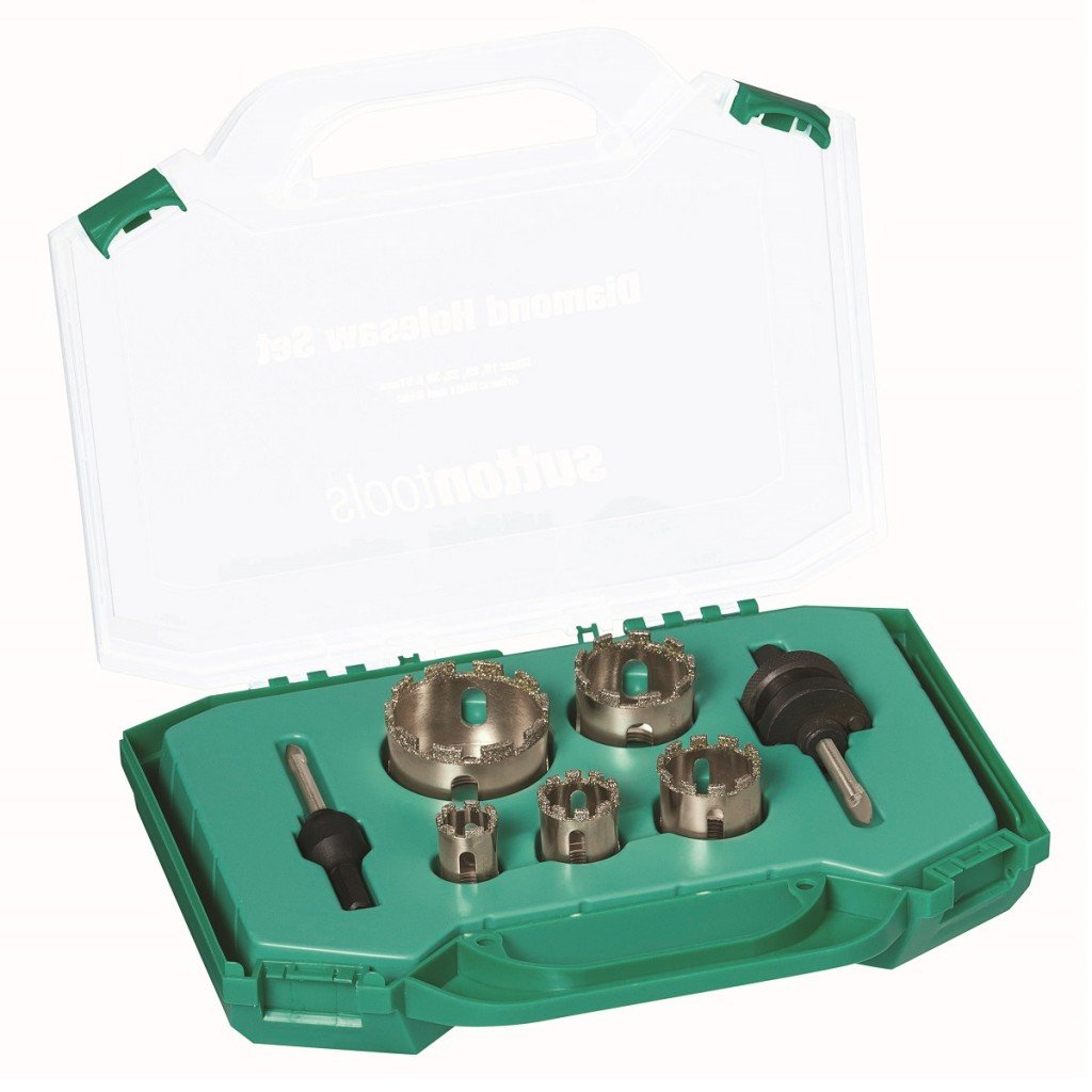 Sutton Tools H127MP6 8 Piece Carpenter's Multi-Purpose H127 Hole Saw ...