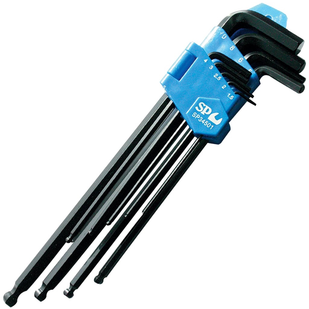 SP Tools SP34501 Key Set 9 Piece Metric Ball Drive Hex - Hex & TORX ...