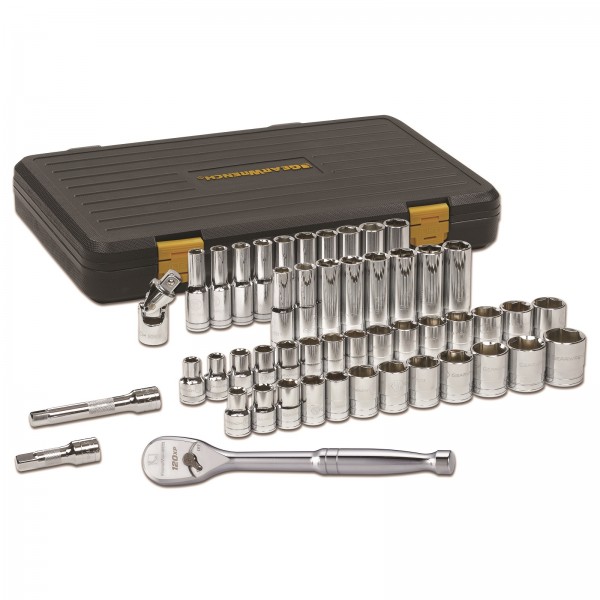 GEARWRENCH 80700P 49 Piece 1/2" Drive 6 Point 120XP Standard and Deep ...