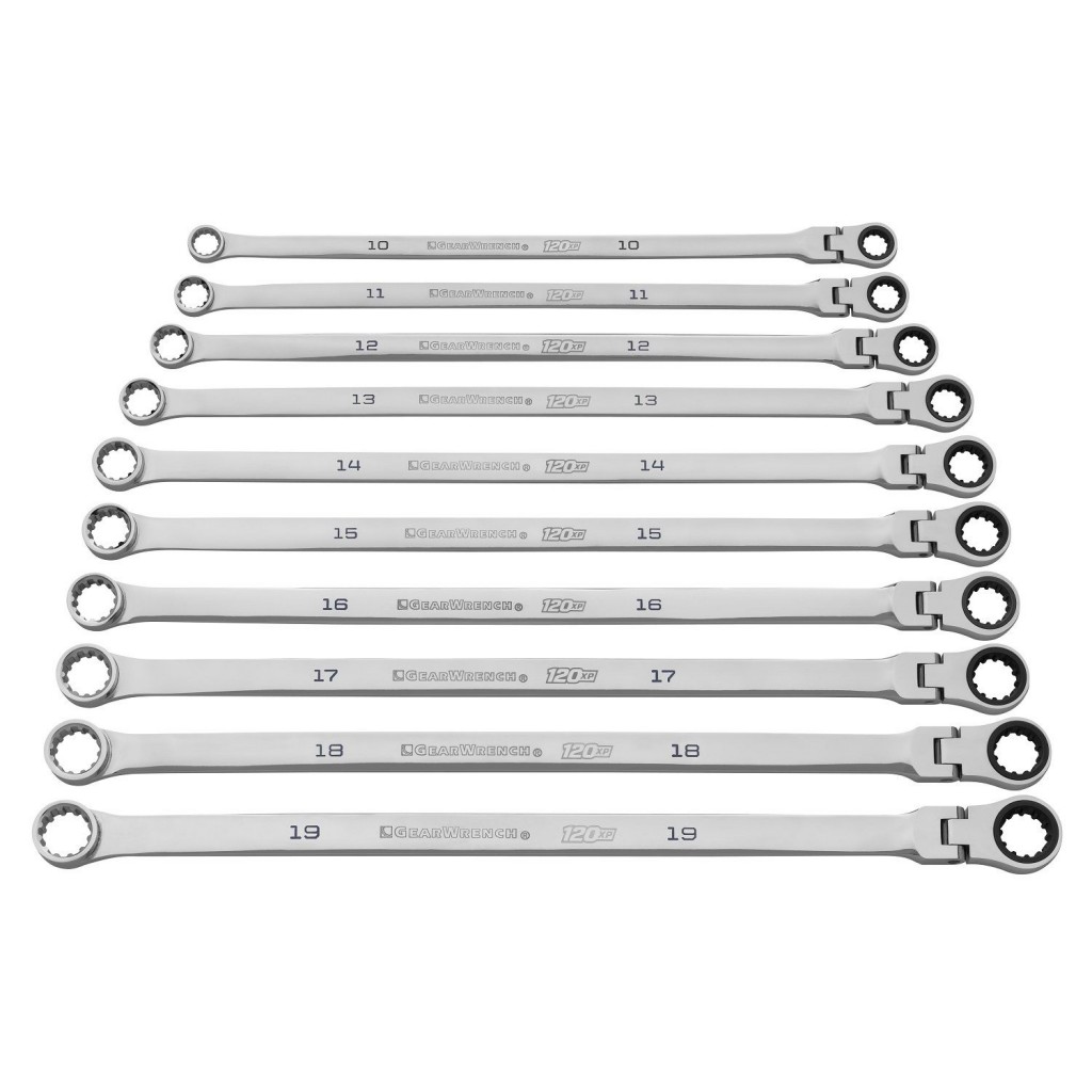 GEARWRENCH 86126 10 Piece 120XP Universal Spline XL Flex GearBox ...