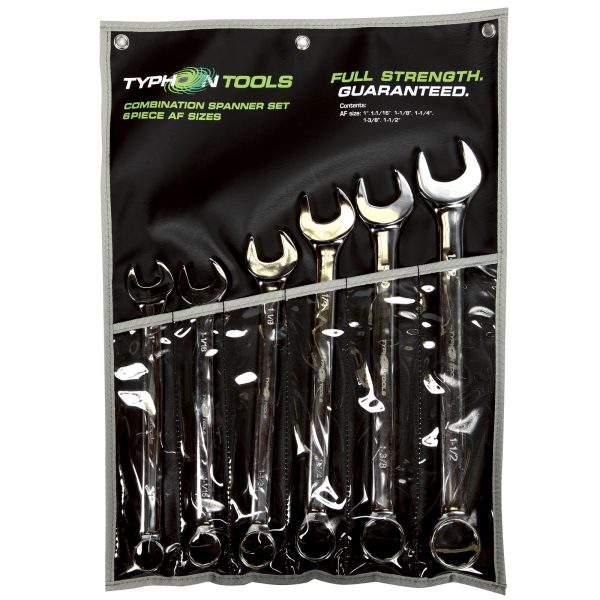 Typhoon Tools 70024 Jumbo Combination Spanner Set 7 Piece Metric ...