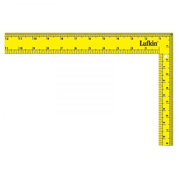 Lufkin N062 Carpenters Square 200mm x 300mm / 8" x 12" - Combination ...