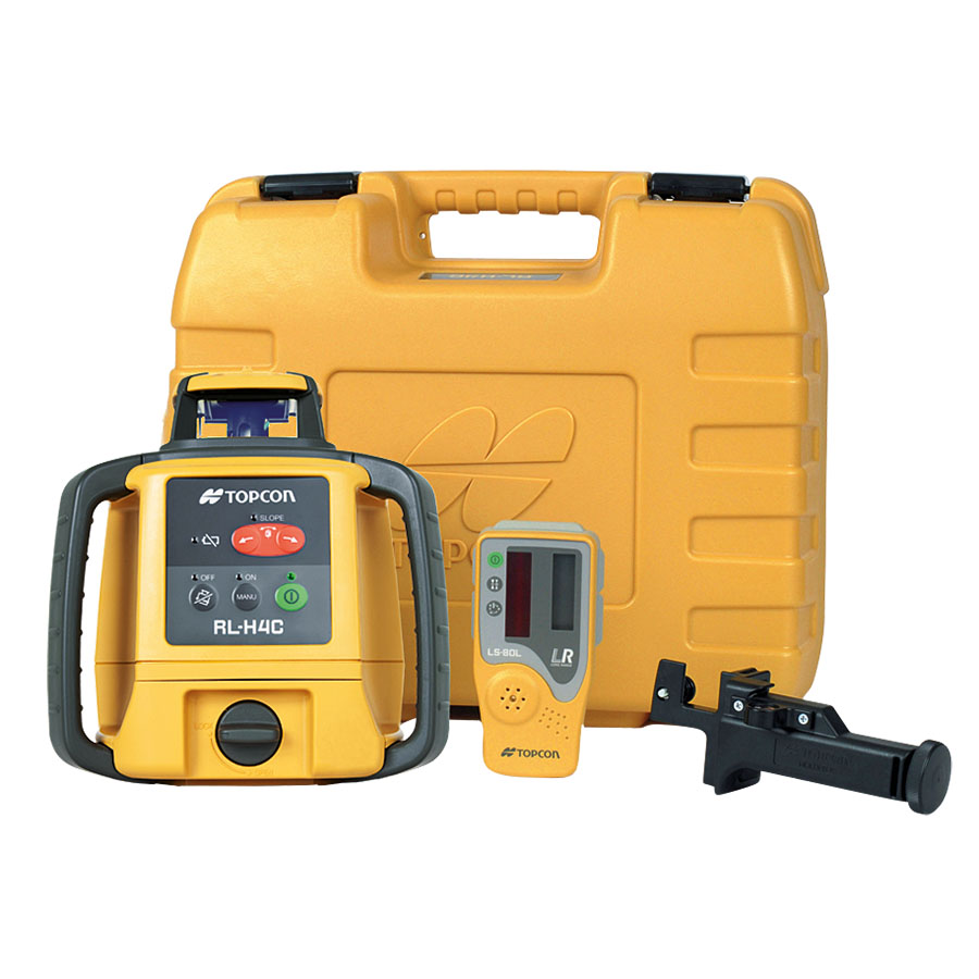 Topcon RL-H4C Self Levelling Construction Laser Level with Receiver ...