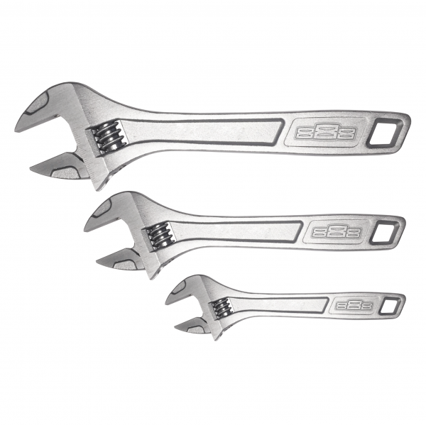 888 Tools T818000 by SP Tools 3 Piece Adjustable Wrench / Shifter Set ...