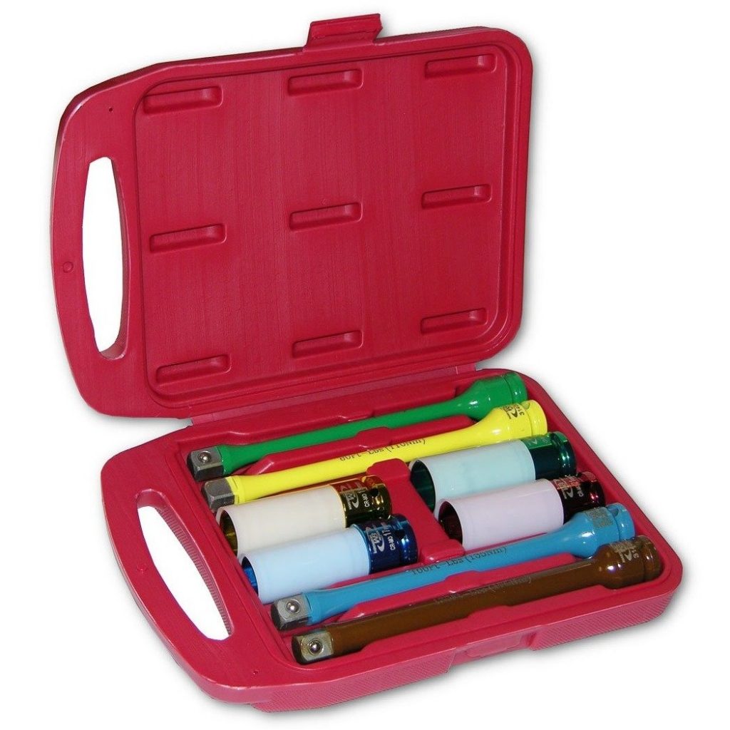 Warren & Brown 31408 1/2" Drive 8 Piece Wheel Torque Extension & Thin ...