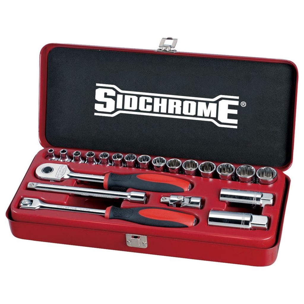 Sidchrome SCMT13205 21 Piece Metric 3/8" Drive Socket Set - 3/8", 3/8 ...