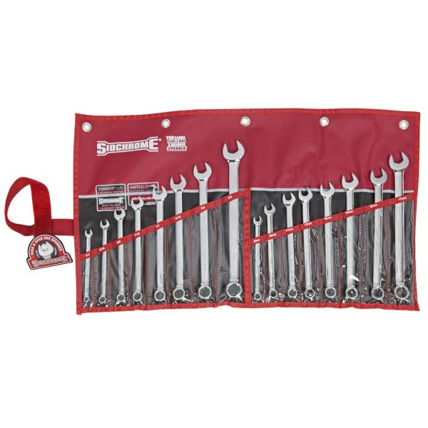 Sidchrome SCMT22105 16 Piece Ring & Open End Spanner Set Metric ...