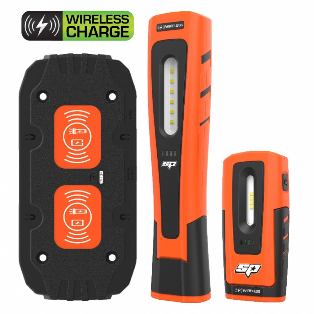 SP Tools SP81499 SMD LED Wireless Charge Worklight & Torch Twin Pack ...