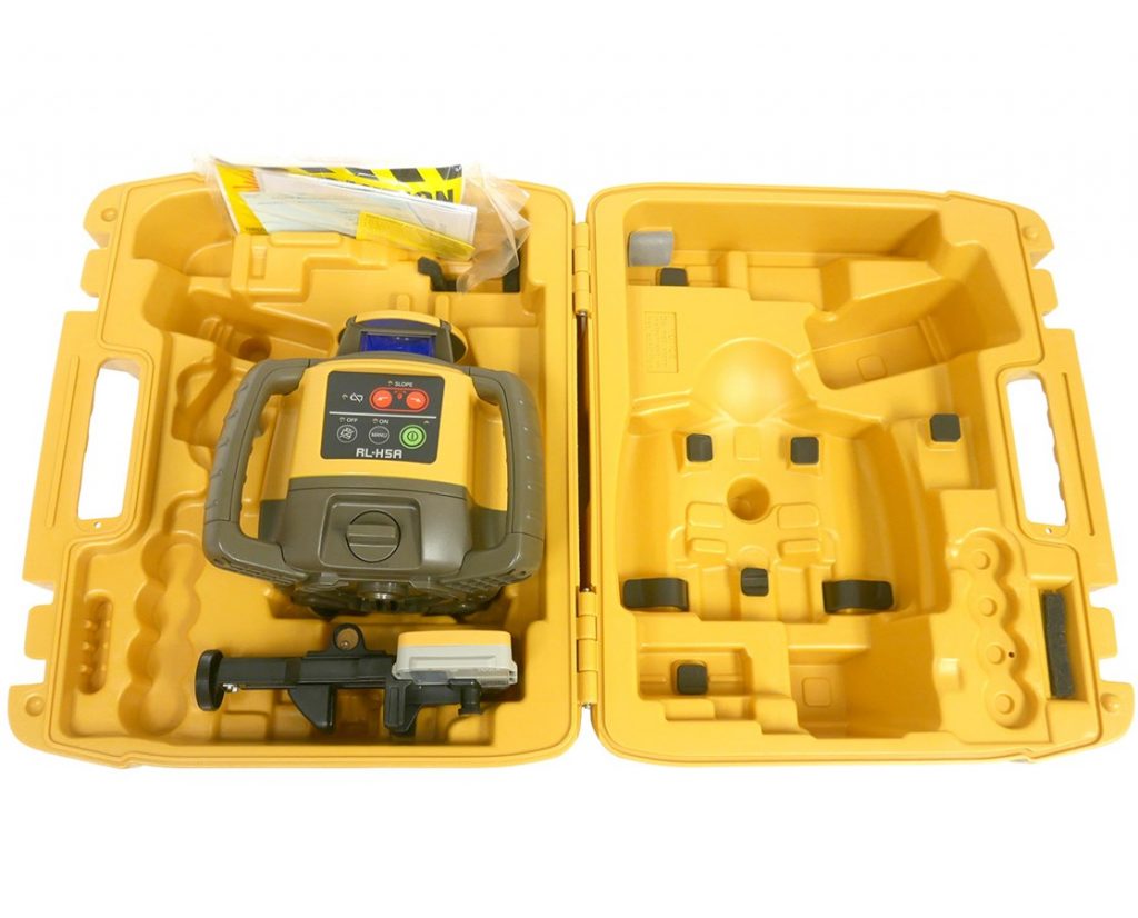 TOPCON RL-H5A Next Generation Red Beam Construction Rotary Laser Level ...