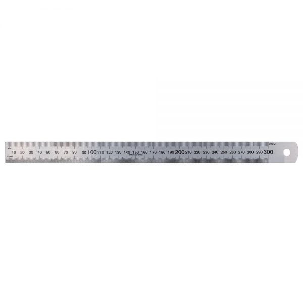 Spear and Jackson SJ-SSR300 Rule Stainless Steel - Ruler 30cm 300mm 12 ...