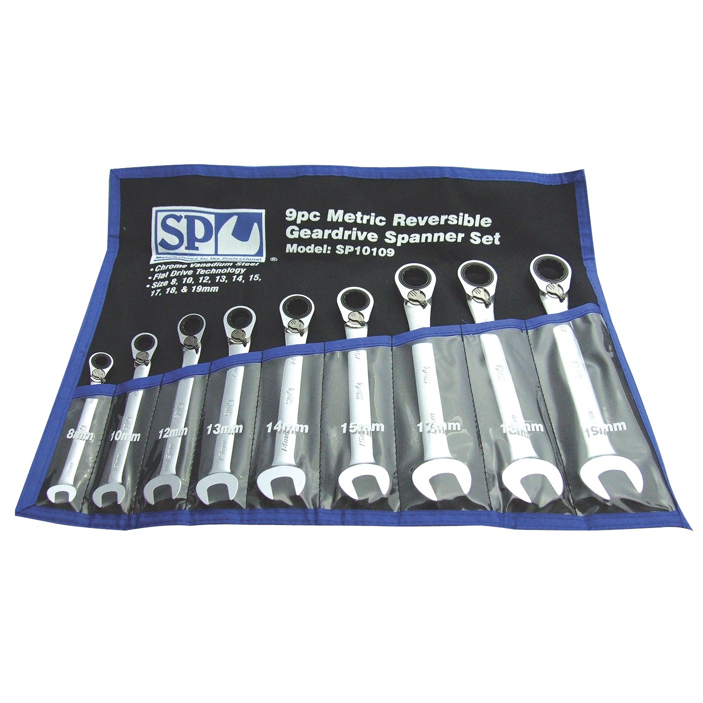 SP Tools SP10109 Metric 15º Offset Reversible Geardrive Ratcheting ...