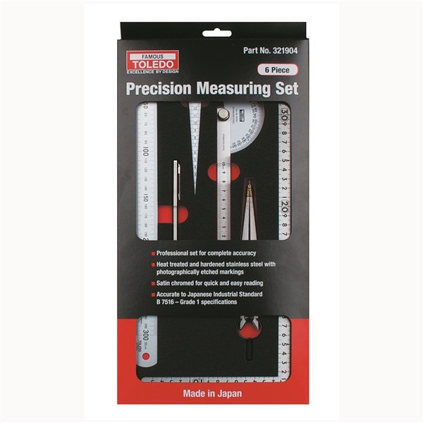 Toledo 321904 Precision Measuring Set 6 Piece - Made in Japan ...