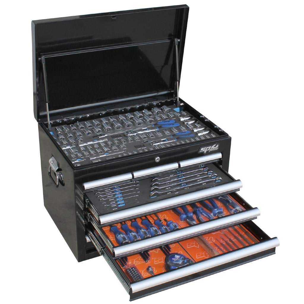 SP Tools SP50120 201 Piece Custom Series Tool Kit Metric Only - Back ...