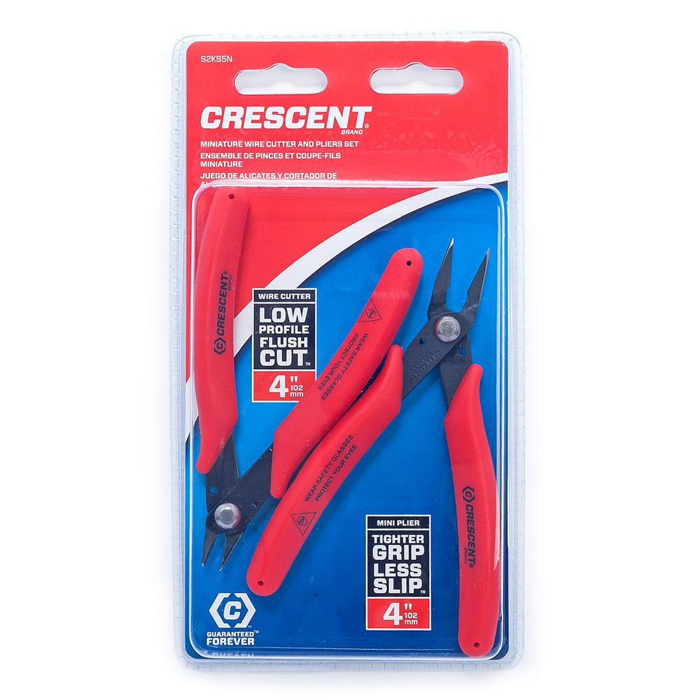 CRESCENT S2KS5NN S Needle Nose 4" Shear Cutter Mini Pliers - Minature ...