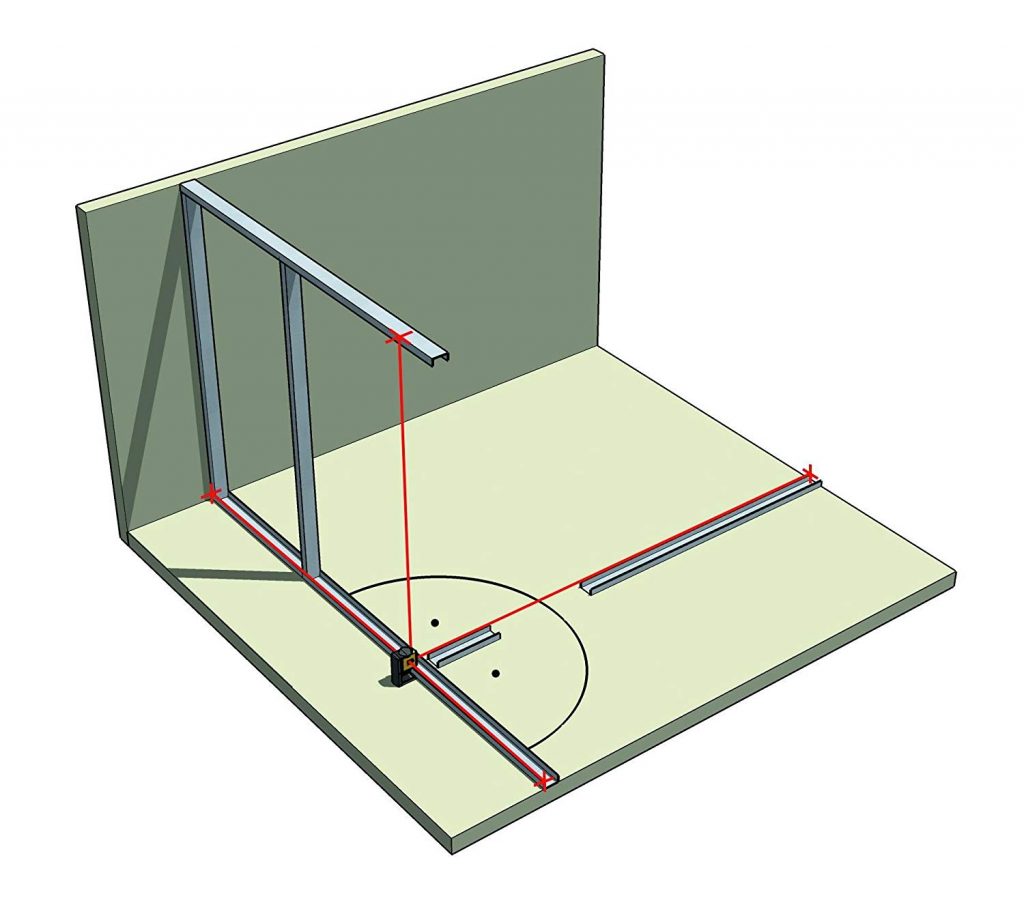 Stabila 18328 LA-5P 5 Point Dot Laser / Plumb Bob Perfect Transfer of ...