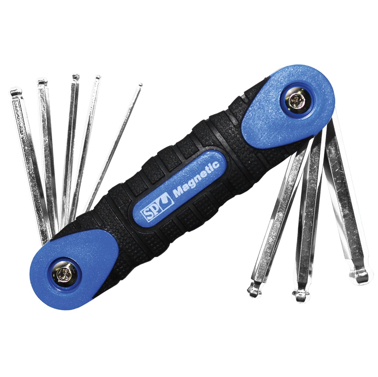 SP Tools SP34562 Folding Magnetic Hex Key Set - SAE - 8 Keys Set - Hex ...
