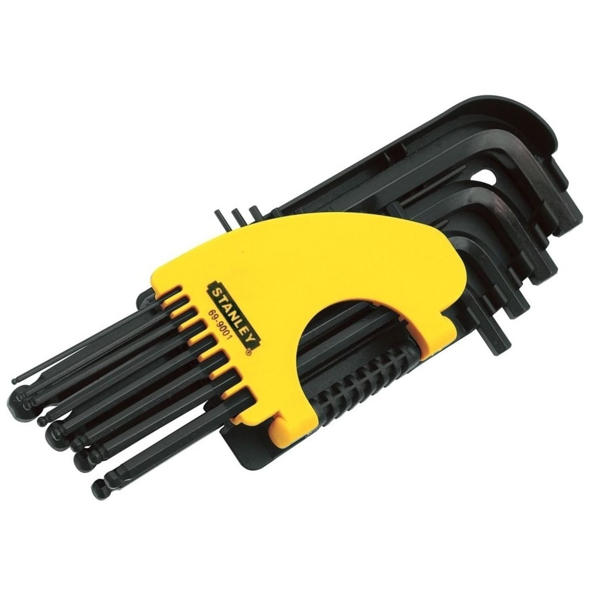 Stanley 69-9001 Hex Key Set 12 Piece Ball End Long Imperial / SAE - Hex ...