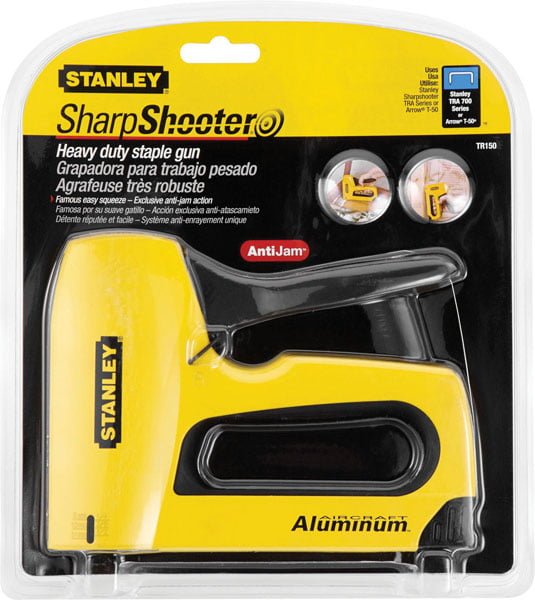 Stanley TR150 Anti Jam Heavy Duty Aluminium Manual Stapler Tacker ...