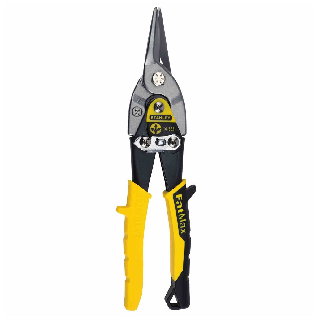 Stanley 14-563 FATMAX Aviation Snips - Straight Cut (Yellow) - Hand ...