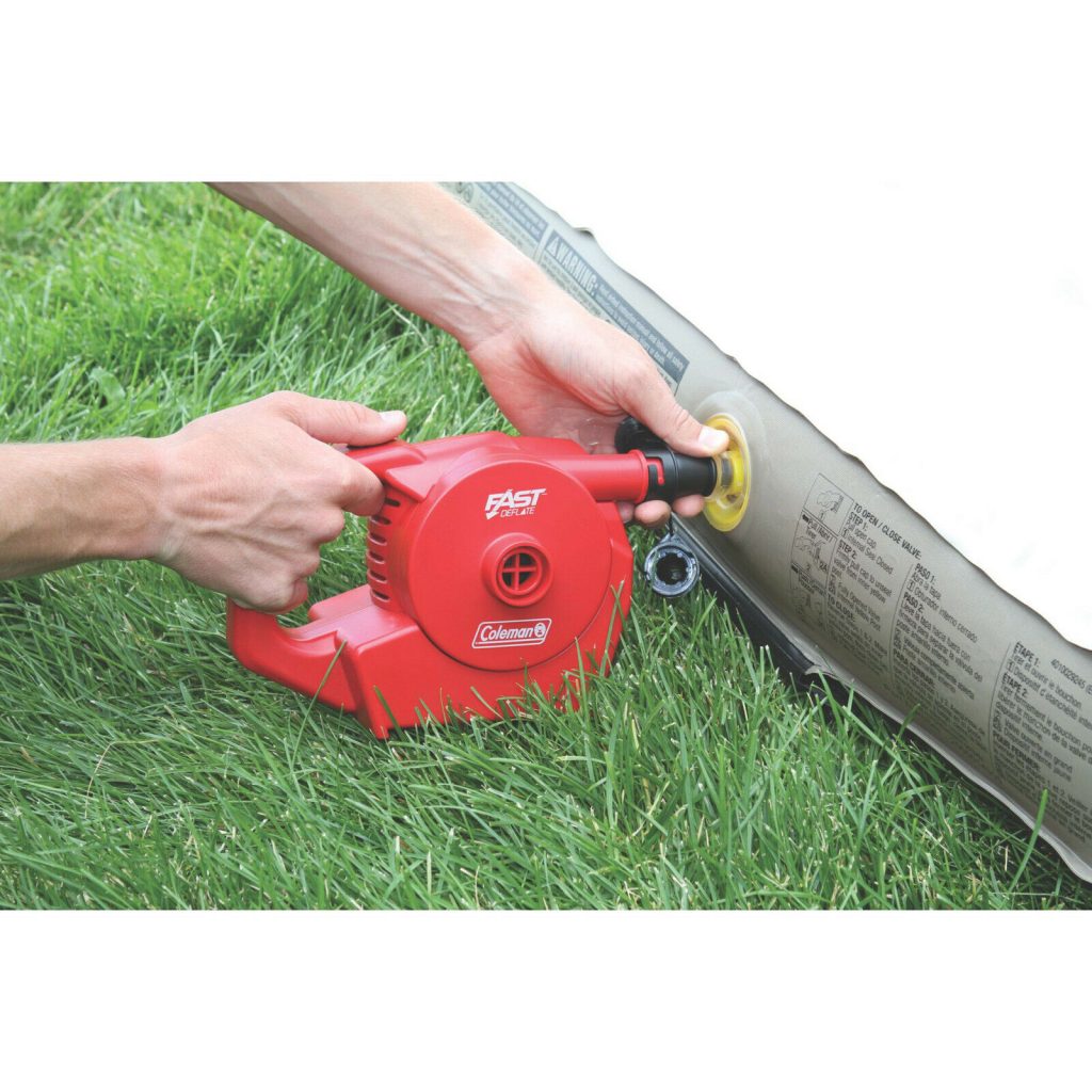 Coleman 1478173 QUICKPUMP™ 12V 240V High Volume Rechargeable Air Pump ...
