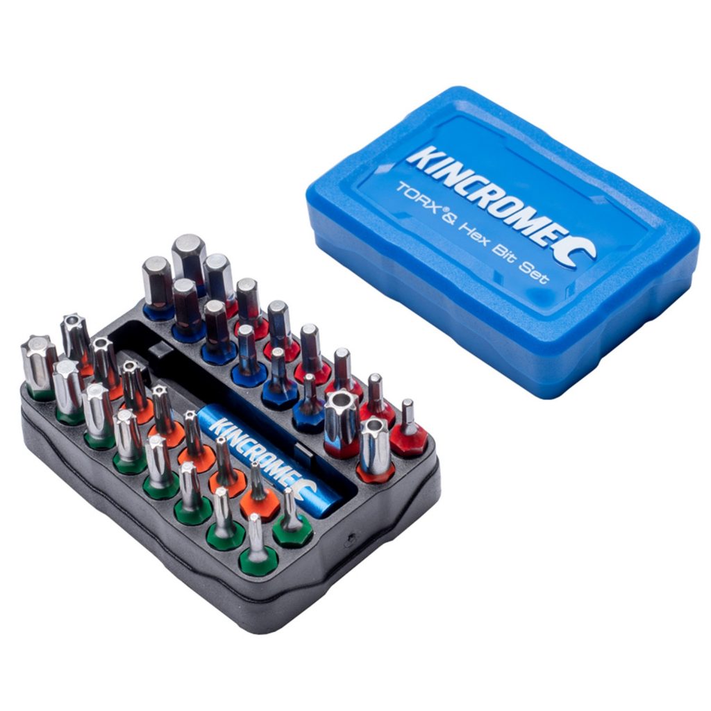 Kincrome 13650 Mechanics Bit & Holder Set 33 Piece 1/4" Hex Drive - 1/4 ...