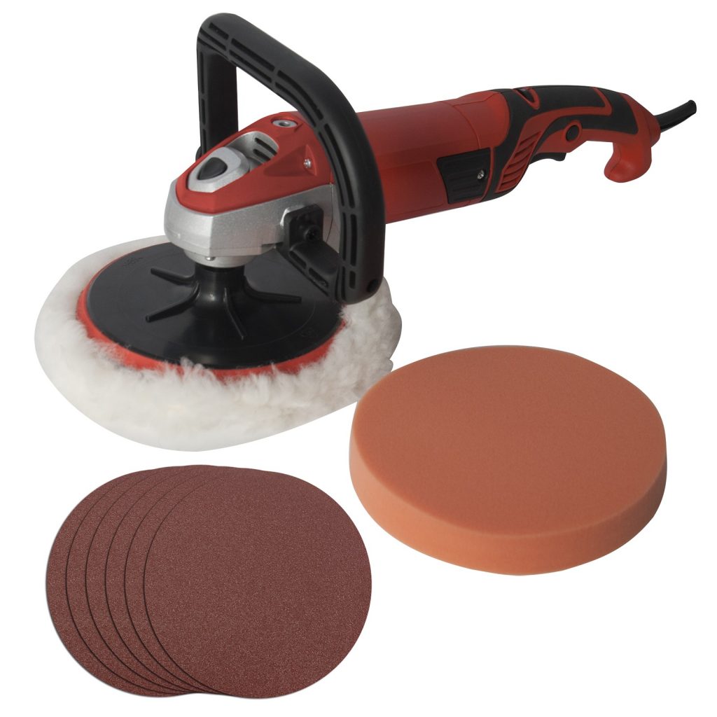 Baumann ET-SAPO 1200W Variable Speed Sander & Polisher Buff Kit - Angle ...