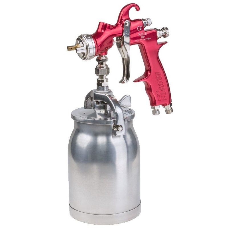 Prowin Tools K818S18 1.8mm Professional Suction Feed Spray Gun with 1L ...