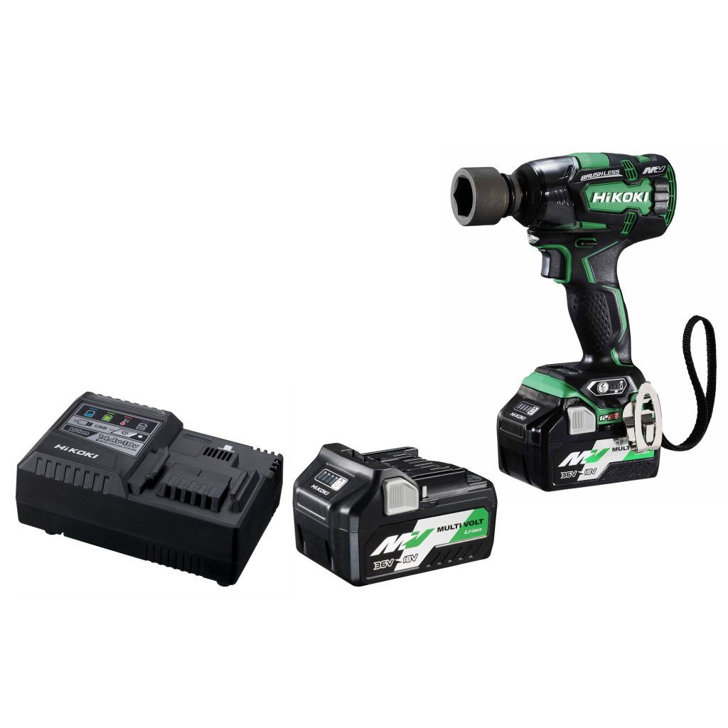 HiKOKI WR36DC(HRZ) 36V MultiVolt Lithium-Ion Brushless IP56 320Nm 1/2 ...