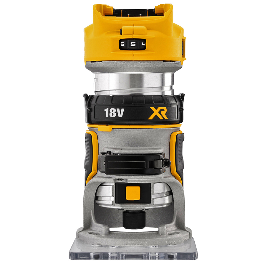 DeWALT DCW600N-XJ 18V XR Brushless 8mm (1/4?) Laminate Trimmer Router ...