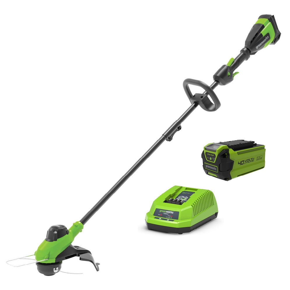 Greenworks 2109807AU-Kit-2 G-MAX 40V 2.0Ah Lithium-Ion Cordless String ...