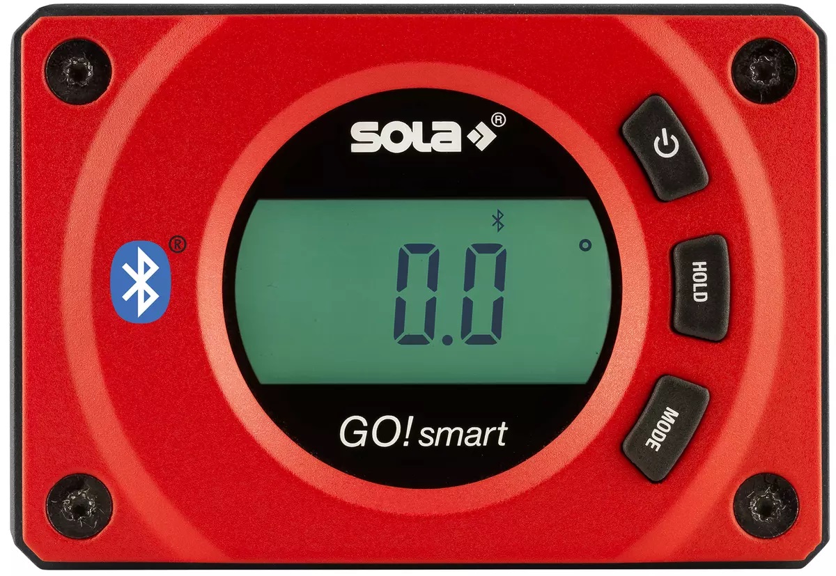 Sola GO! SMART Digital Compact Magnetic Angle Inclinometer Spirit Level ...