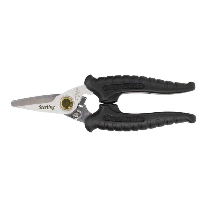 Sterling 29-704 Stainless Steel 185mm 7” Black Panther Industrial Snips ...