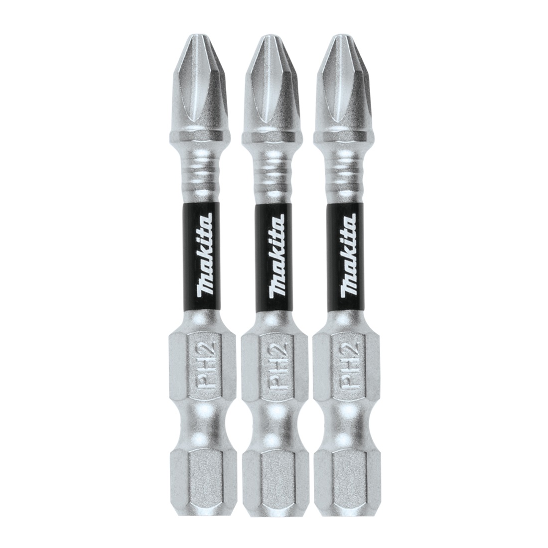 Makita E-09379 IMPACT XPS PH2 x 50mm Phillips PTA Power Bits 3 Piece ...