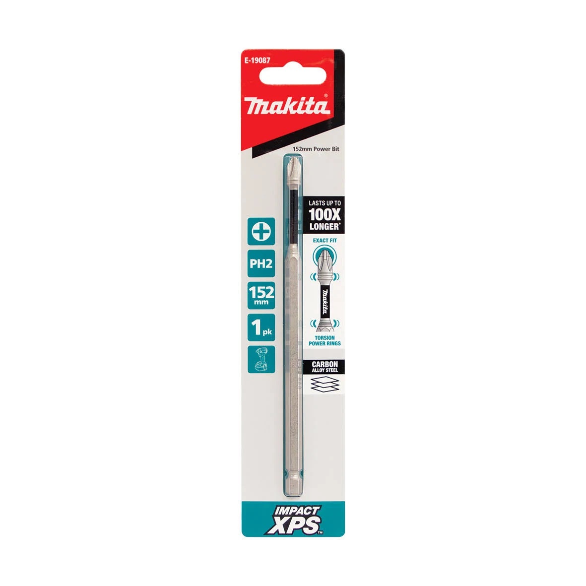 Makita E-19087 IMPACT XPS PH2 x 150mm Phillips PTA Power Bit 1 Piece ...