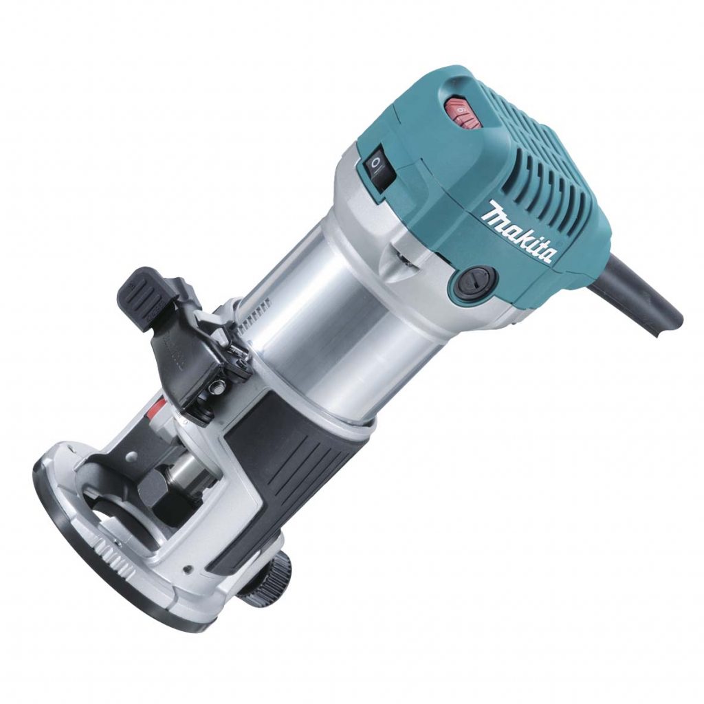Makita RT0700CX2 710W 1/4" Plunge Router Trimmer In Steel Carry Case ...