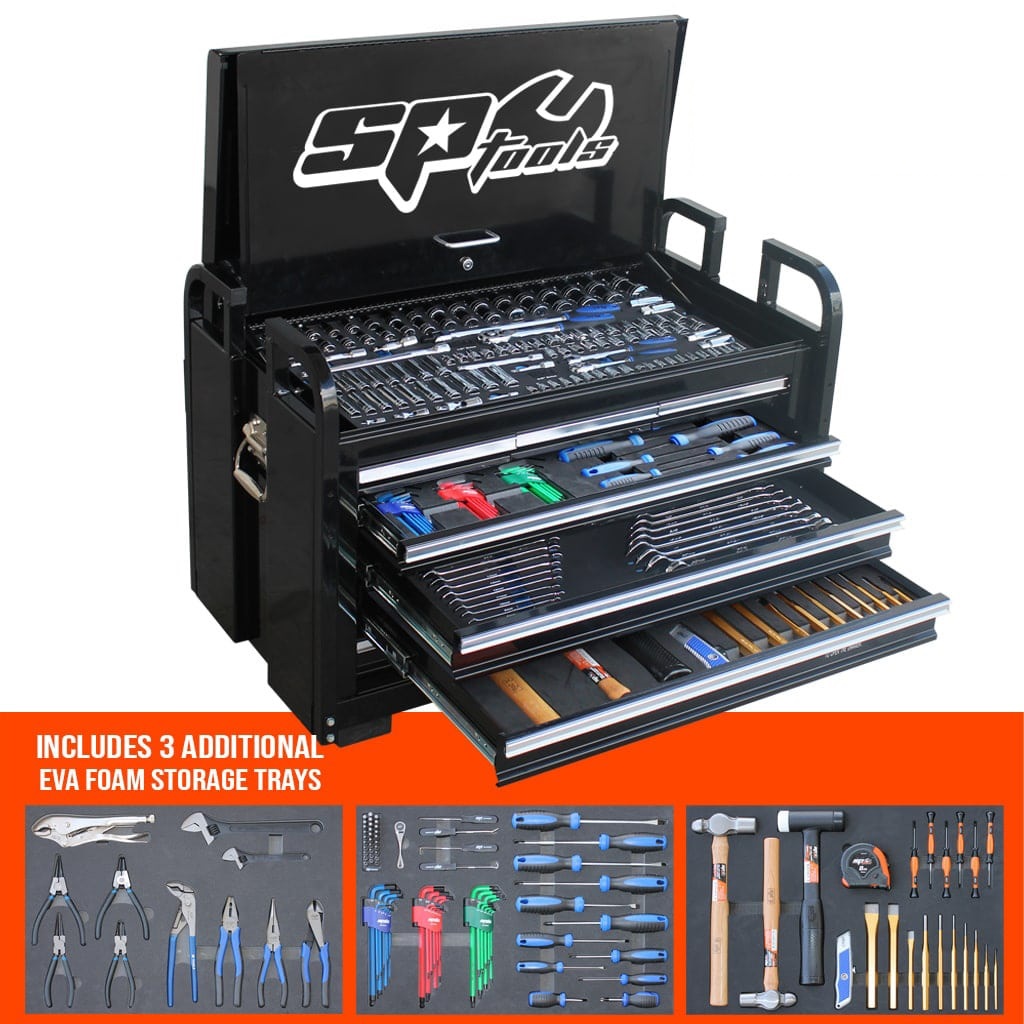 SP Tools SP50115X 413 Piece Metric/SAE Custom Series Ute Field Service ...