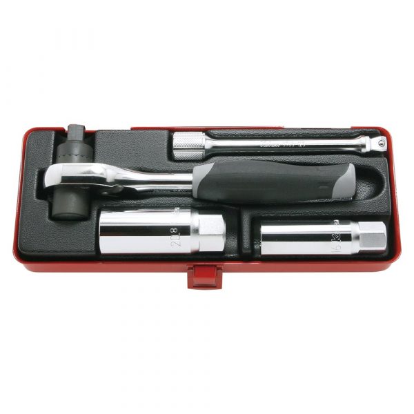 Koken 3225A 3/8" Square Drive Torque Ratchet Set for Spark Plugs - Made ...