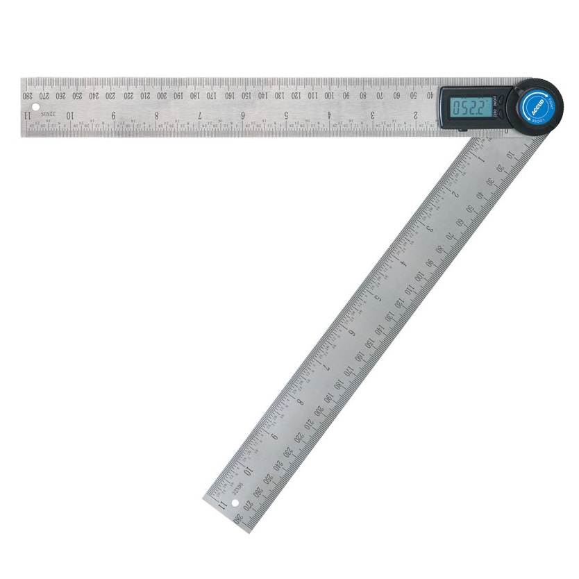 Accud AC-821-012-01 360° Protractor & 300mm Combination Ruler ...