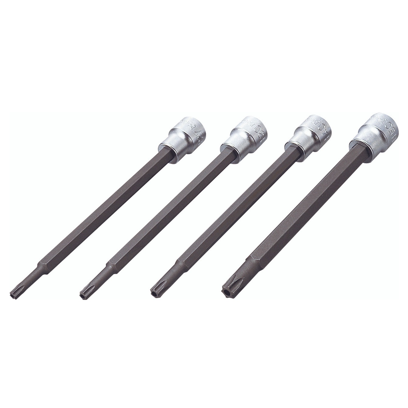 Koken 3247 3/8” Square Drive Long Tamper Proof TORX® Socket Bit Set ...