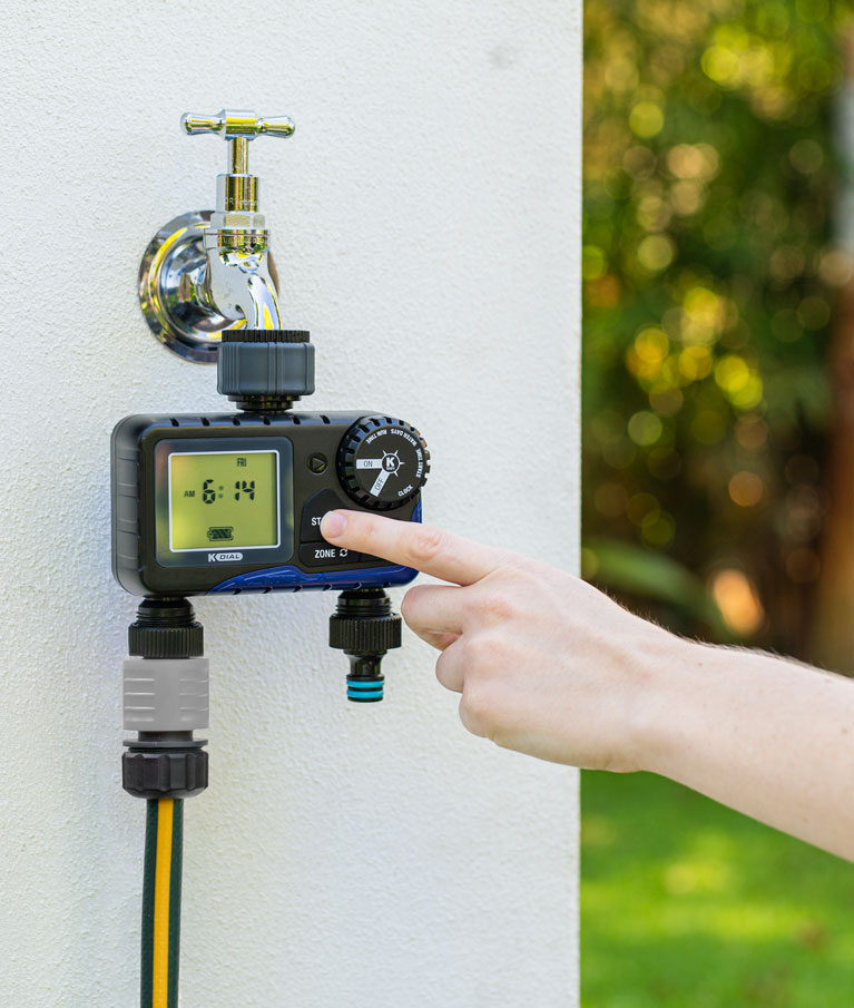 K RAIN KR5002 by Holman Twin Outlet Two Way Digital Tap Timer - Sale ...