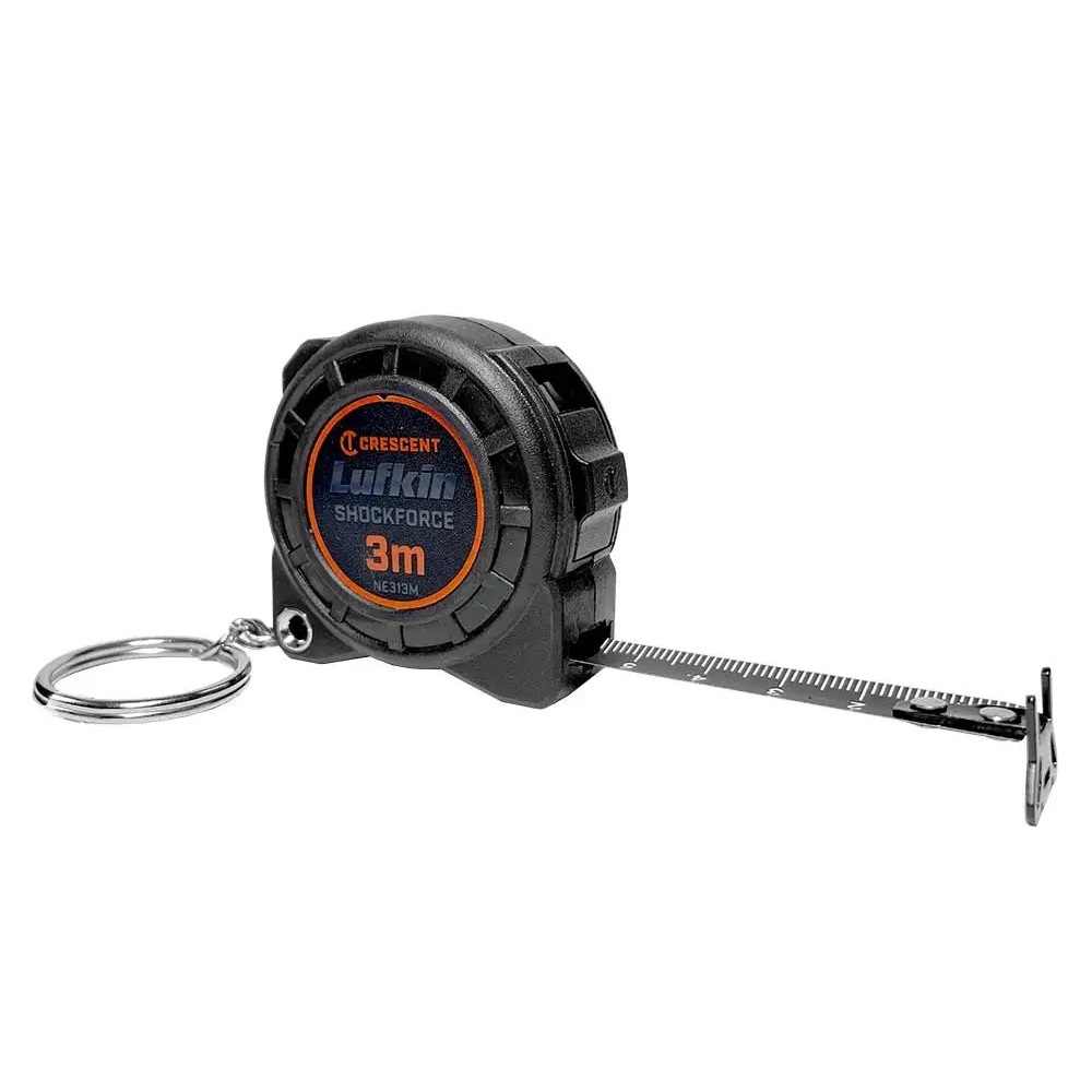 CRESCENT Lufkin NE313M Key Chain Tape Measure 3m x 13mm Shockforce Nite ...