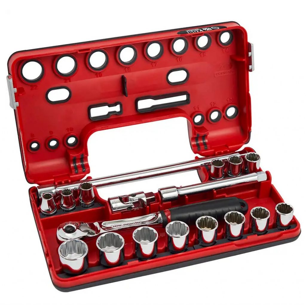 Sidchrome SCMT13150 3/8" Square Drive 18 Piece Socket Set in Detection ...