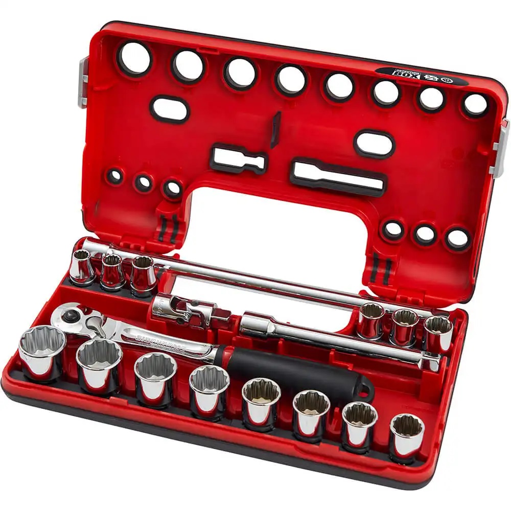 Sidchrome SCMT13150 3/8" Square Drive 18 Piece Socket Set in Detection ...
