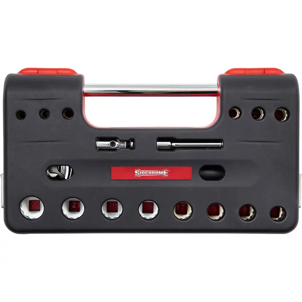 Sidchrome SCMT13150 3/8" Square Drive 18 Piece Socket Set in Detection ...