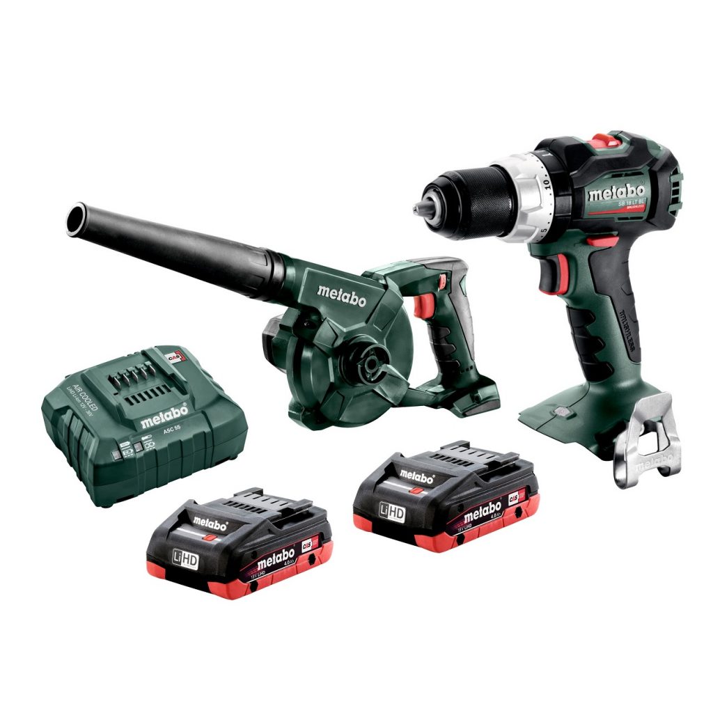 Metabo MET18MX22HD4.0DF 18V 4.0Ah LiHD Lithium-Ion Cordless SB 18 LT BL ...