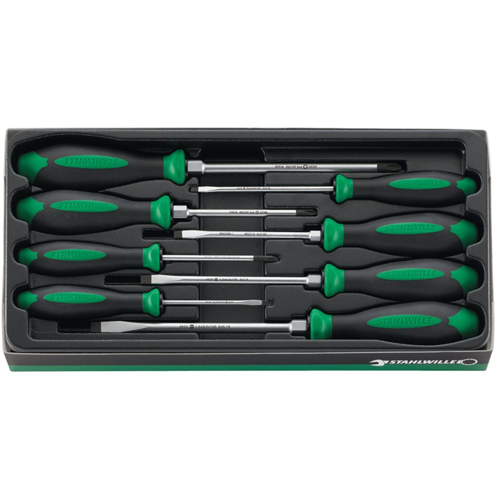 Stahlwille 96469716 Type 4697 Screwdriver Set DRALL+ 8 Piece Phillips ...
